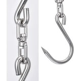 2Pack Swiveling Meat Hook,12mm Heavy Duty 304 Stainless Steel ...