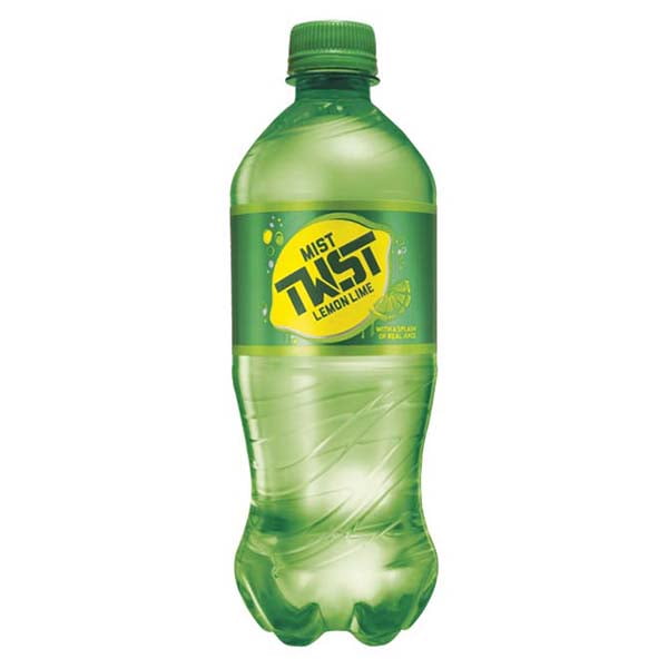 Mist Twist Lemon Lime Soda 20 oz Plastic Bottles - Pack of 24 - Walmart.com