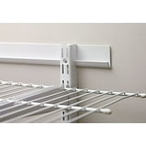 Rubbermaid Fast Track Rail 80" L Steel White Case of 10 - Walmart.com