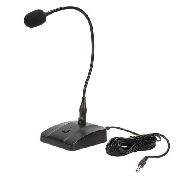 Gooseneck Microphone, 6.35mm Professional Wired Microphone High ...
