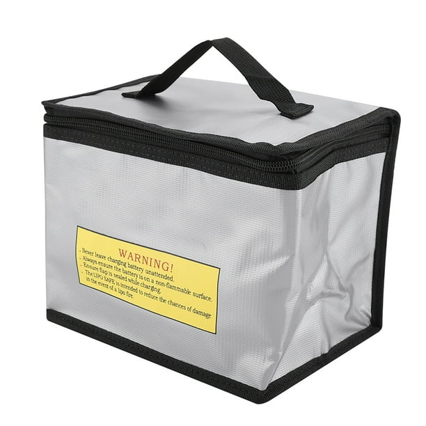 Lipo Battery Safe Bag, Portable Safe Fireproof Explosion-Proof Lipo ...