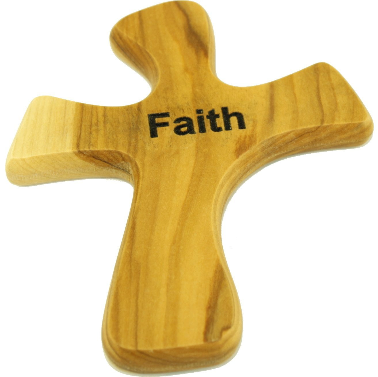 Hand Cross that will sit in your hand comfortably - FAITH ( 4.5 x 3.75 ...