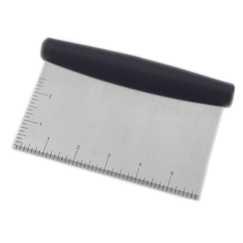 Aiivioll Multi-Purpose Dough Cutter Bench Scraper 6-Inch Pastry Scraper ...