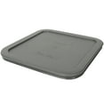 Pyrex 8704-PC Puddle Gray Food Storage Plastic Replacement Lid Cover (2 ...