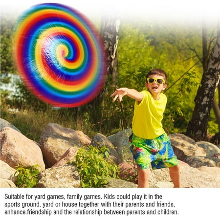 LHCER Kids Flying Discs Toy, Inflatable Flying Discs, Inflatable ...