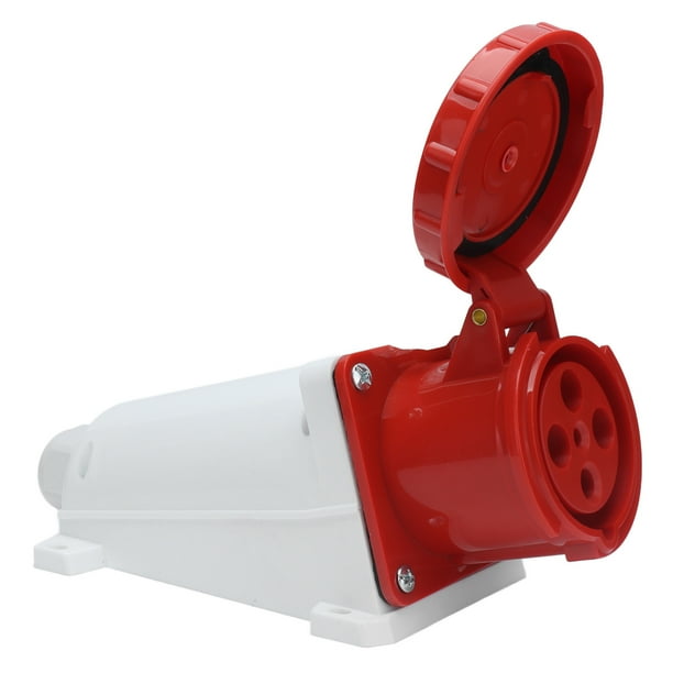Industrial Plug Socket, Surface Mounted 3 Phase Waterproof Sockets 380V ...