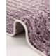 Unique Loom Jennifer Del Mar Rug Purple/Ivory 3' 3" x 5' 3" Rectangle ...