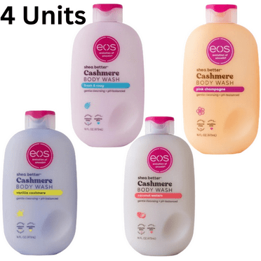 eos Shea Better Body Lotion Set- Vanilla Cashmere & Coconut Waters, 16 fl oz, 2-Pack - Walmart.com