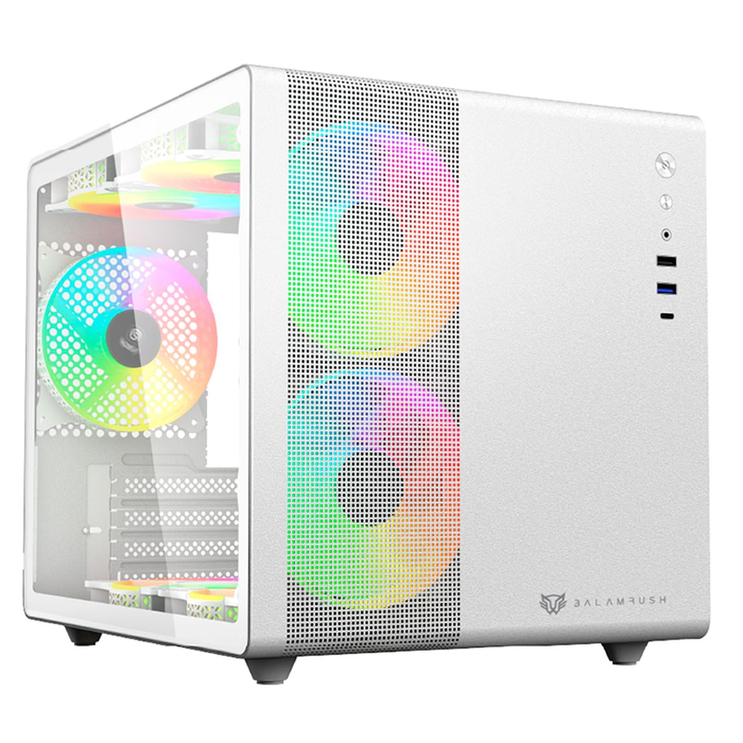 Gabinete Gamer BALAM RUSH TANK MINI GI930 M-ATX Mini Torre 3 Fan RGB ...