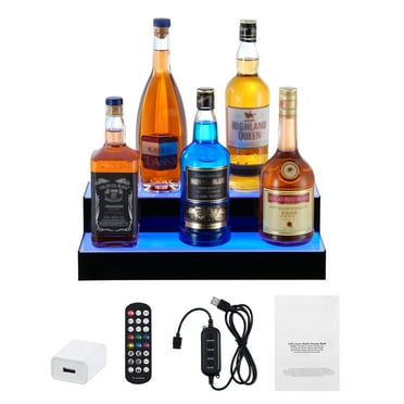 OnDisplay Luxe Wireless LED Lighted Home Bar Liquor Display Stage ...