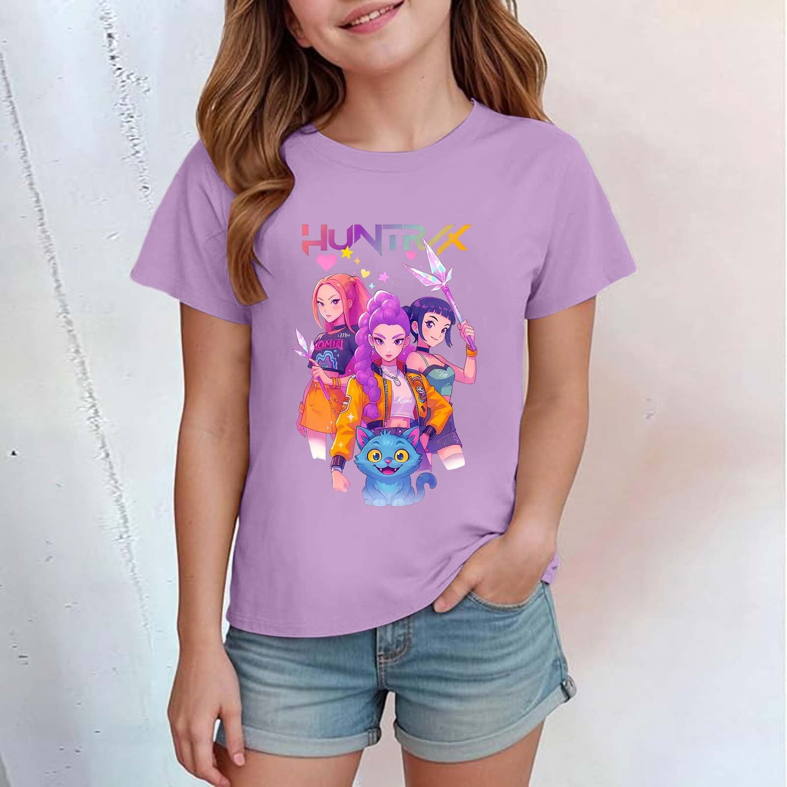 Click here for Toome Demonhunters By Kpopsinger Girls Casual T-Sh... prices