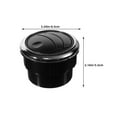 BESTYASH 2Pcs Black Rv Air Vent Round Louvered Dash Vent High ...
