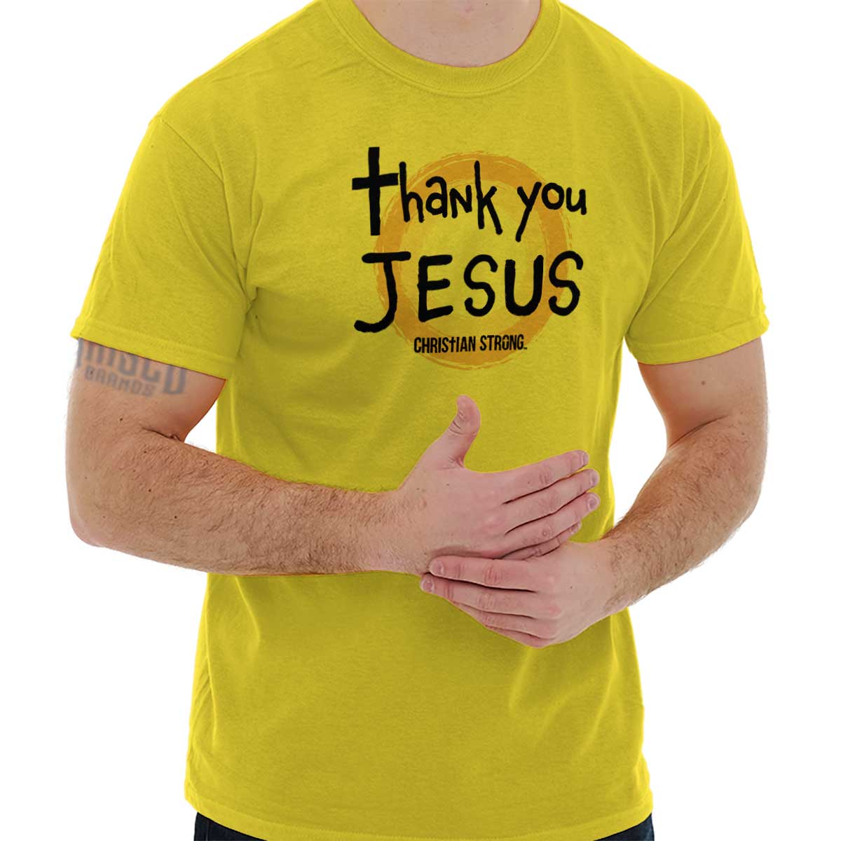 Thank You Jesus Blessed Grateful Christian T Shirt Tee