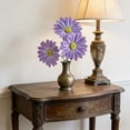 3 Pcs Artificial Daisy Flowers Bouquet, Faux Gerbera Daisies for Home ...