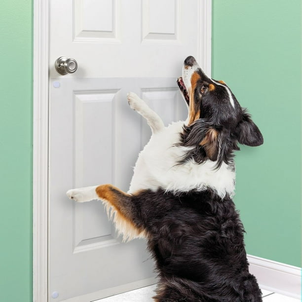 Large Vinyl Door Guard for Dog Scratching - 33" x 35" - Walmart.com