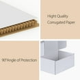 25 Pack 9x6x4 Shipping boxes White Cardboard box for Packing Mailing ...