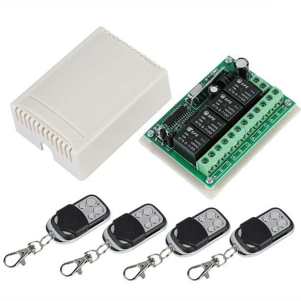 Relay Receiver Switch Transmitter With Receiver, Remote Control Relay ...