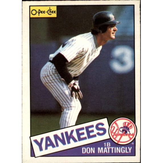 1985 O-Pee-Chee OPC New York Yankees Team Set 15 Cards Don Mattingly ...