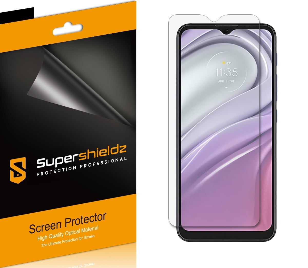 [6-Pack] Supershieldz for Motorola Moto G Pure Screen Protector, Anti ...
