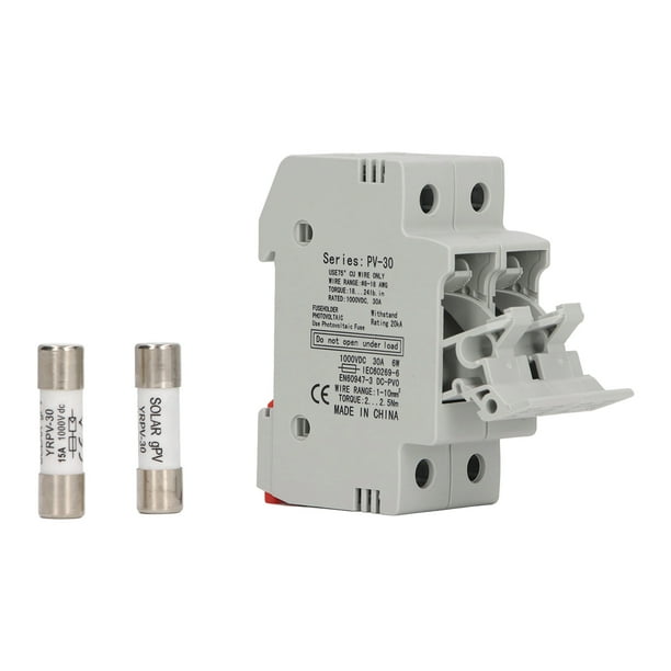 Din Rail Mount Fuse Holder 2 Pole Fuse Holder Pv Fuse Base Fuse Holder ...