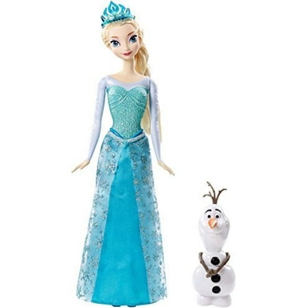 Disney Frozen Sparkle Princess Elsa and Olaf Doll Gift Set Multi ...