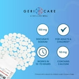 Gericare Docusate Sodium Stool Softener & Fast-Acting Laxative for ...