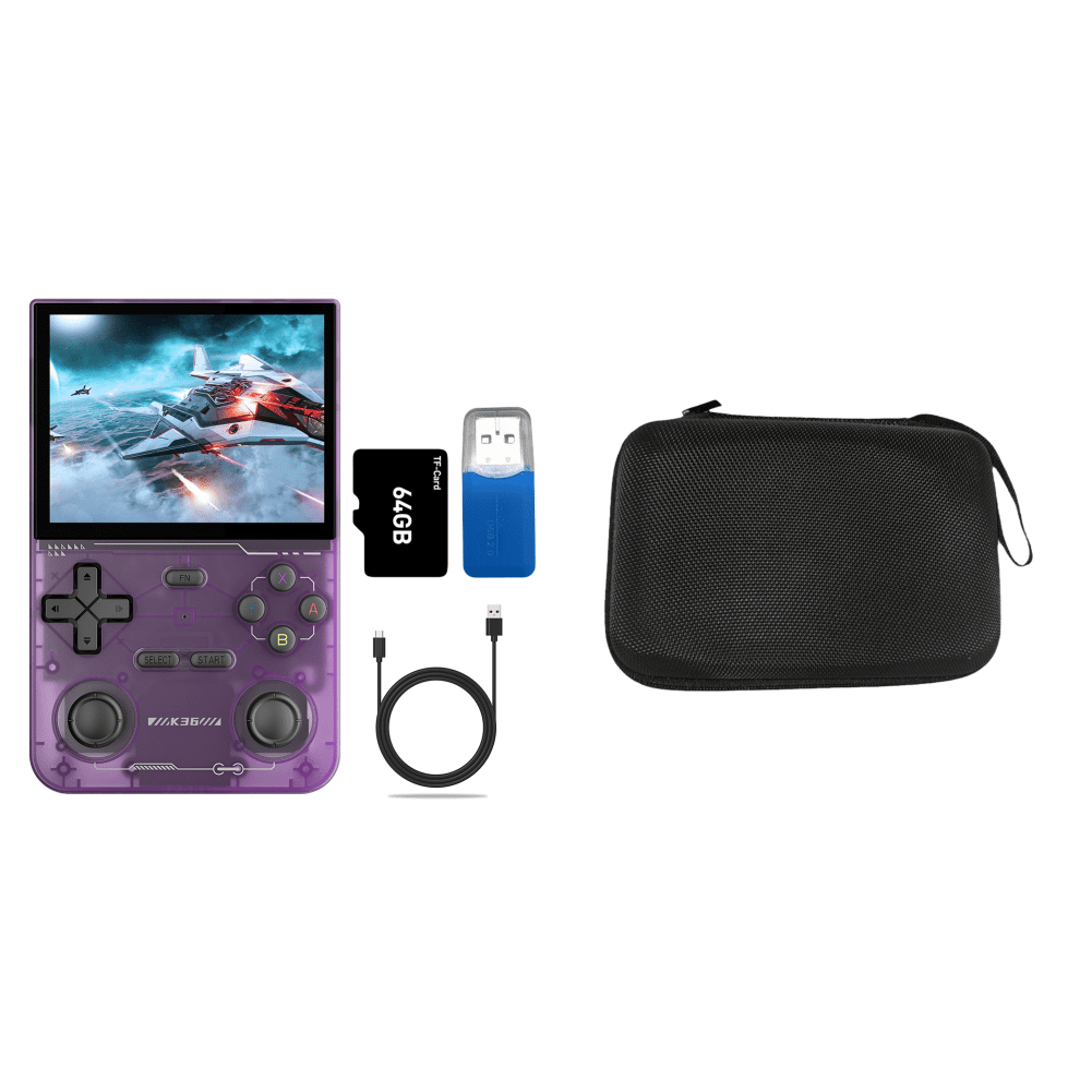 Consola Videojuegos Portátil Retro K36 Pantalla IPS 3 5 Pulgadas 16000 ...