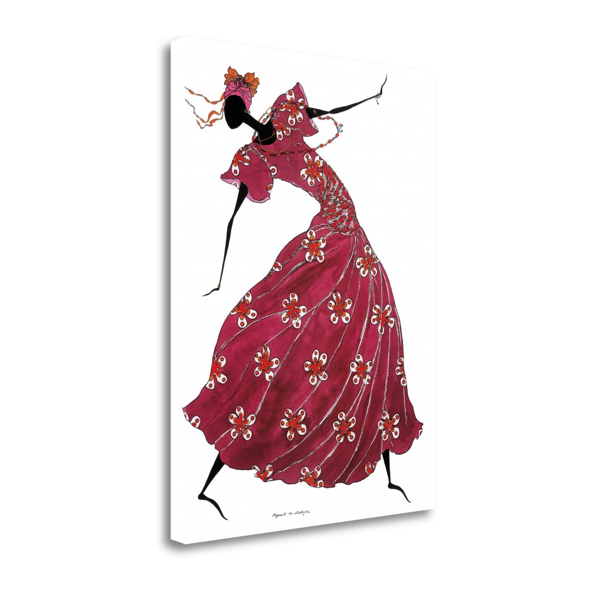 Tangletown Art, 24 x 18 "Carnival Beads " by Augusta Asberry, Gallery ...