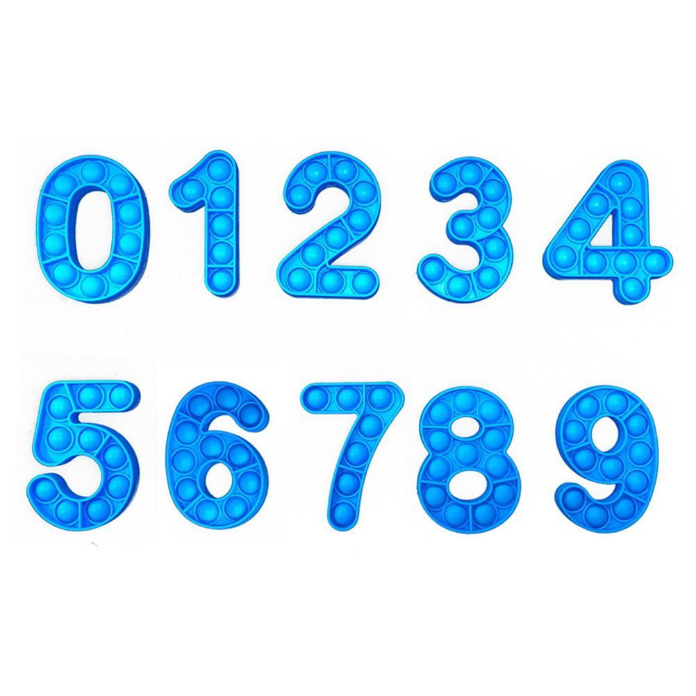TureClos Number Shaped Decompressing Toy Set Fidget Pack Cheap Digital ...