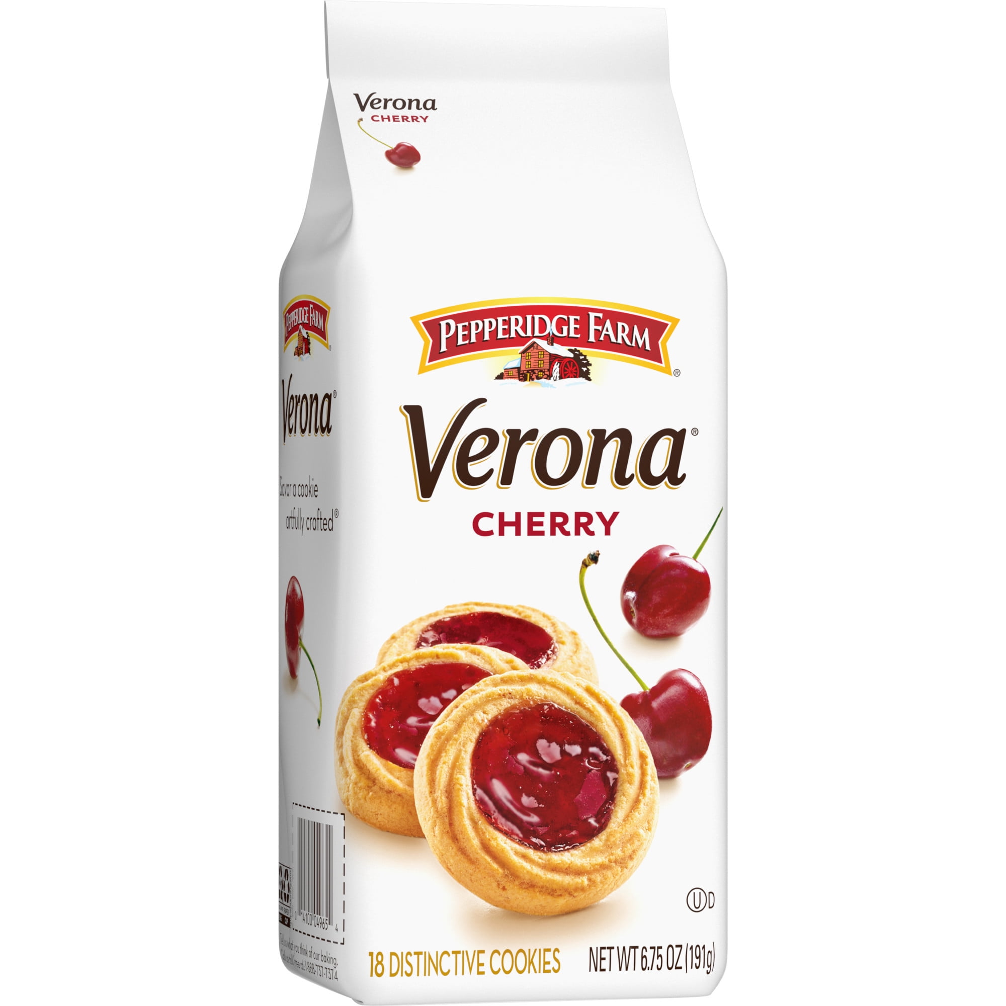 Pepperidge Farm Verona Cherry Thumbprint Cookies, 6.75 oz. Bag ...