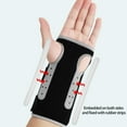 Athletic Wrist Guard With Adjustable Stabilizers For Carpal Tunnel ...