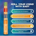 Coin Roller Coin Roll Wrappers - Coin Roll Penny Wrappers