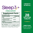 Nature's Bounty Sleep3+ Stress Support Sleep Aid, 10mg Melatonin ...