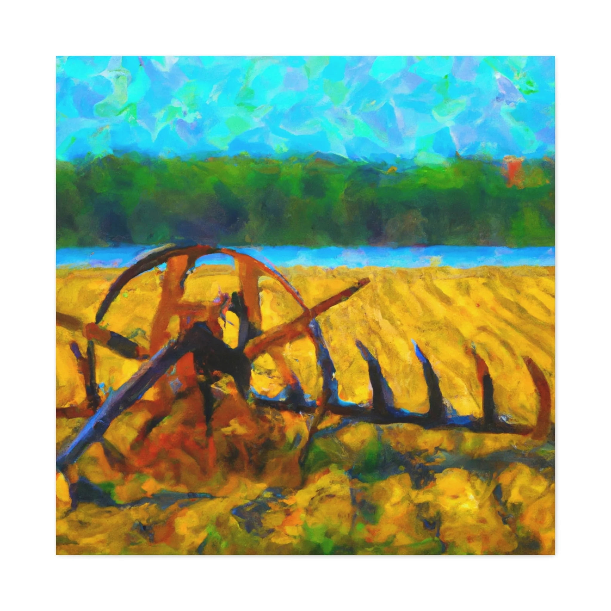 Harvesting with Discs - Canvas - Walmart.com