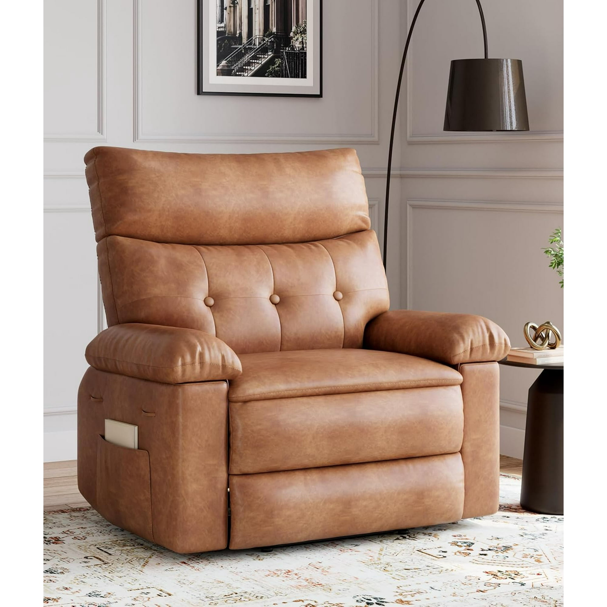 Click here for Amenitlif Swivel Recliner Chair For Adults  Pu Lea... prices