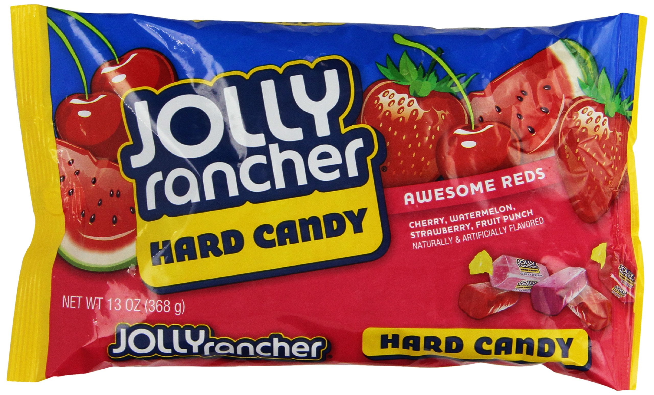 Jolly Rancher Awesome Reds Hard Candy Assortment Bag, 13 Ounce (Pack of ...