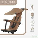 Evolur Cruise Rider Stroller with Canopy, Easy to Carry Travel Stroller ...