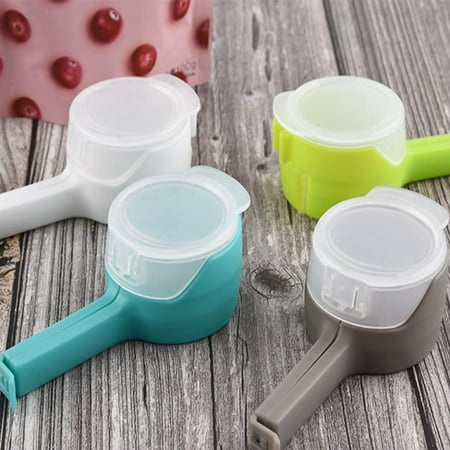 Food Storage Sealing Clips, 4-Piece Bag Pliers for Food, Food Closure ...