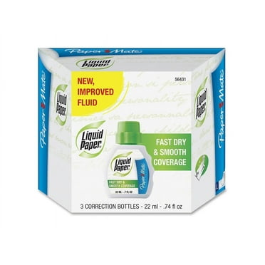 PaperMate Liquid Paper Fast Dry & Smooth Coverage Correction Fluid ...