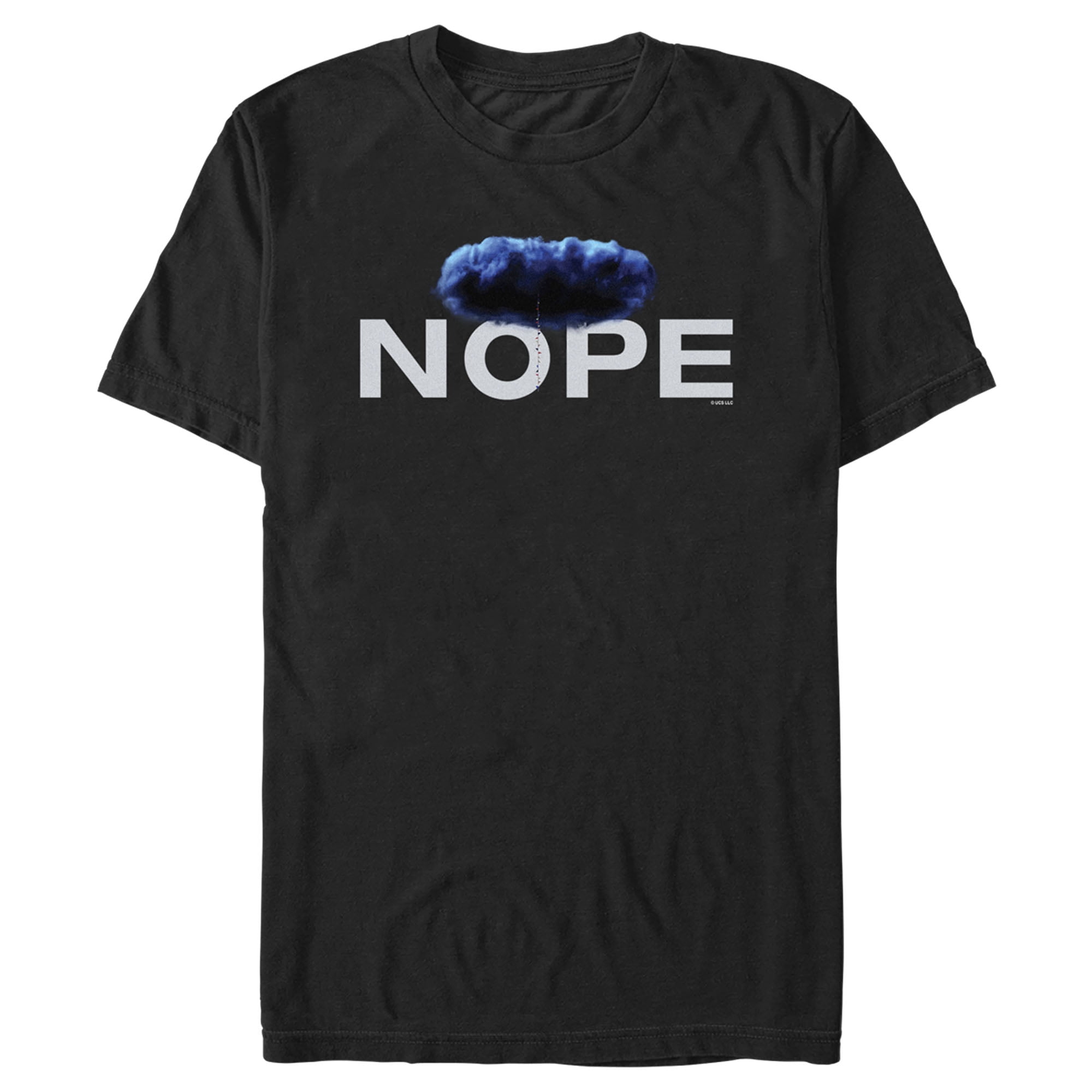 Men's NOPE Nope Cloud Graphic Tee Black Small - Walmart.com