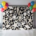 Black Coastal Backdrop for Photography, Fabric Photo Background ...