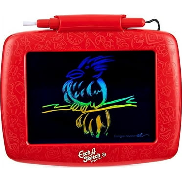 Etch A Sketch Classic Red Doodle Art Drawing Toy for Kids, Magic Screen ...