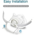 2-Pack Replacement Silicone Cushion for AirFit F40 Full Face Mask ...