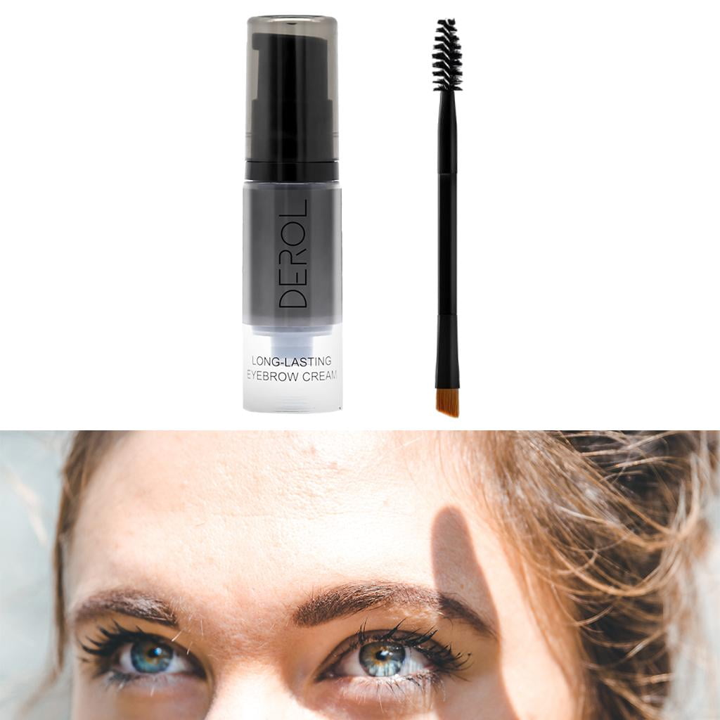 Crema de Cejas Impermeable Maquillaje Duradero Tinte Natural ...