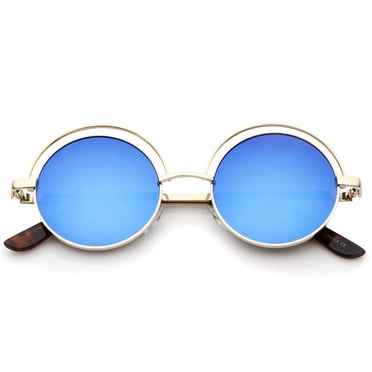 sunglassLA Unisex High Fashion Translucent Frame Stepped Temple Two ...