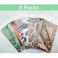 8Pcs Animal Safari Theme Zoo Print Table Cover - Animal Theme ...