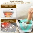 Collapsible Foot Spa Bath with Heat, Touch Screen, Remote Control ...