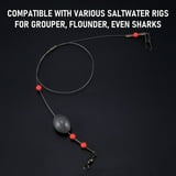 Dr.Fish Egg Sinker 1oz Fishing Weights 20pcs Sinkers Bass Fishing Casting Freshwater Saltwater ...