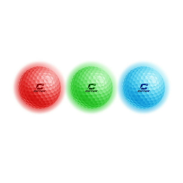 Cipton Golf Balls Light Up LED, 3-Pack - Walmart.com