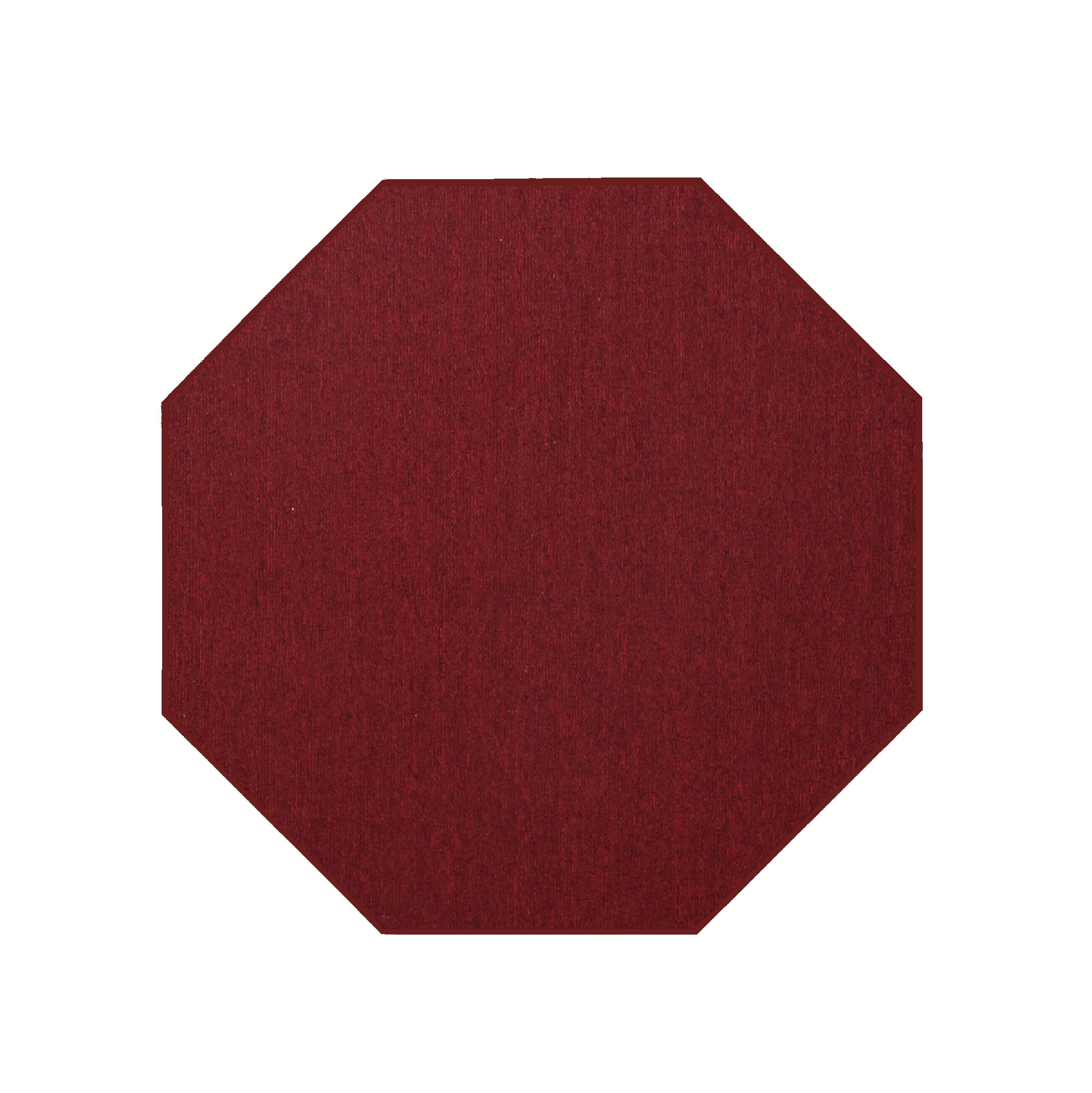 Furnish My Place Neyland Custom Rug - 10 ft., Octagon, Red, Floor Area ...